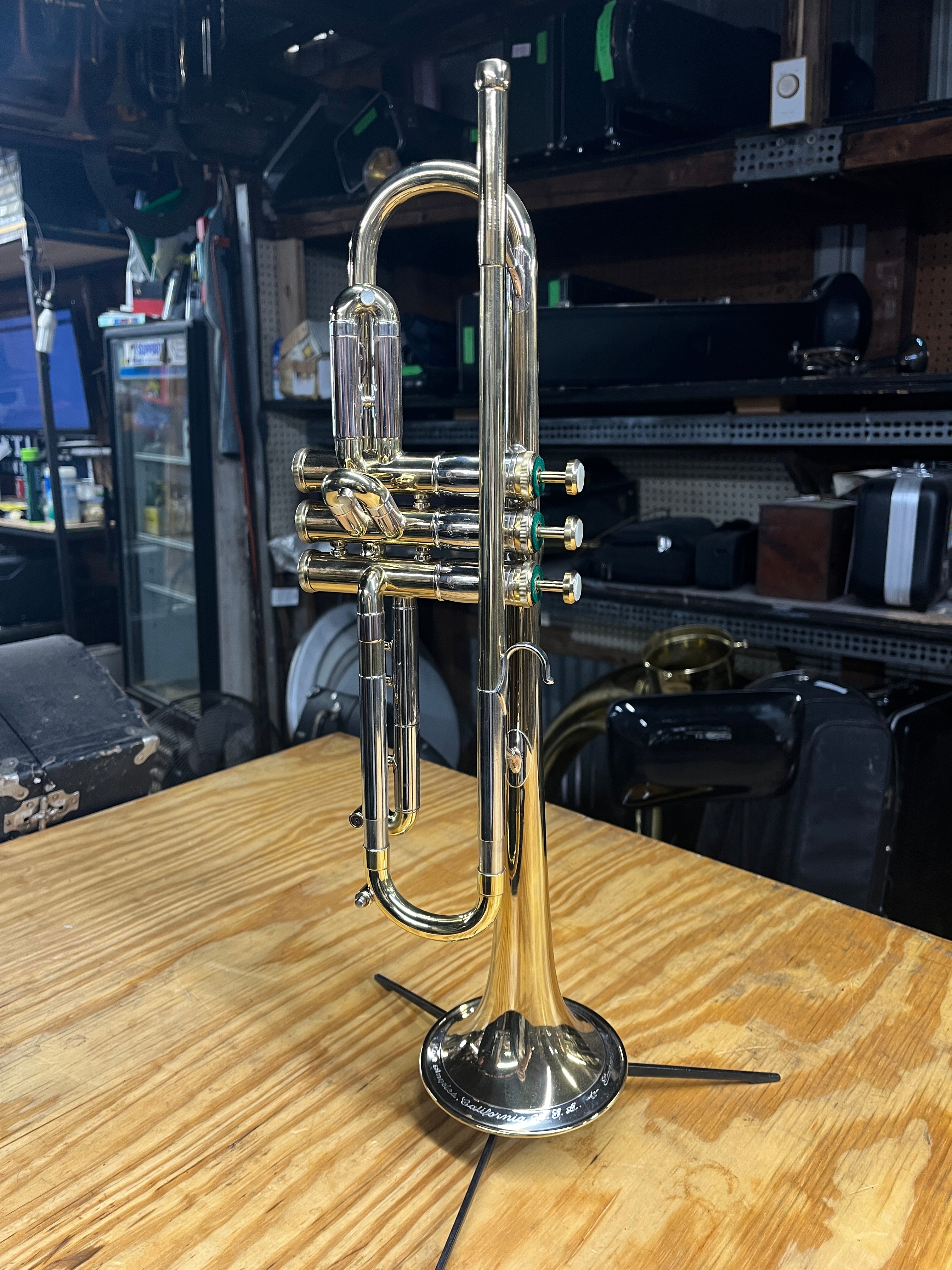 F.E. Olds & Son Super Olds Trumpet With Case – Musical Instrument Service